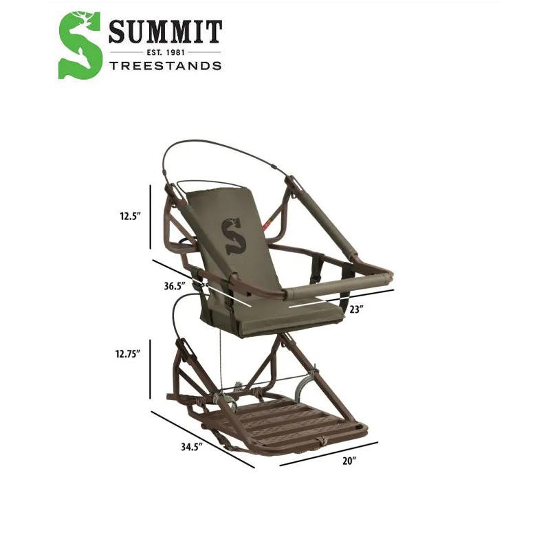 Treestand Auto Grimpant | SUMMIT VIPER STEEL CLOSED FRONT