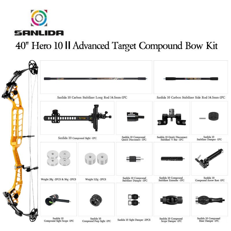 Compound Cible |SANLIDA HERO 10 II ADV PACK MEDIUM CAM