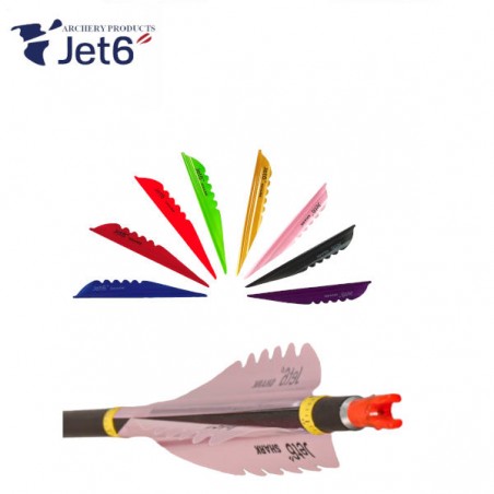 Plumes plastiques | K&K ARCHERY JET6 SHARK